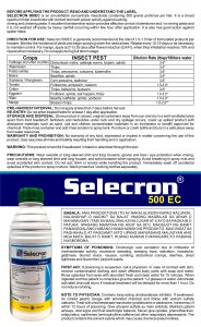 Selecron 500EC - Cat's Eye King International Inc. | No. 1 pest control ...